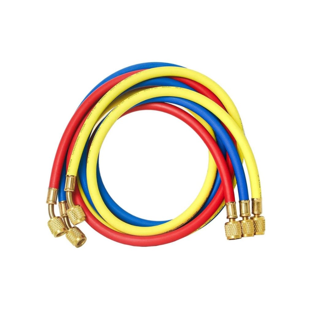 3 Pcs Refrigerant Charging Hose Replacement for R134a R12 R22 R502 3 ...