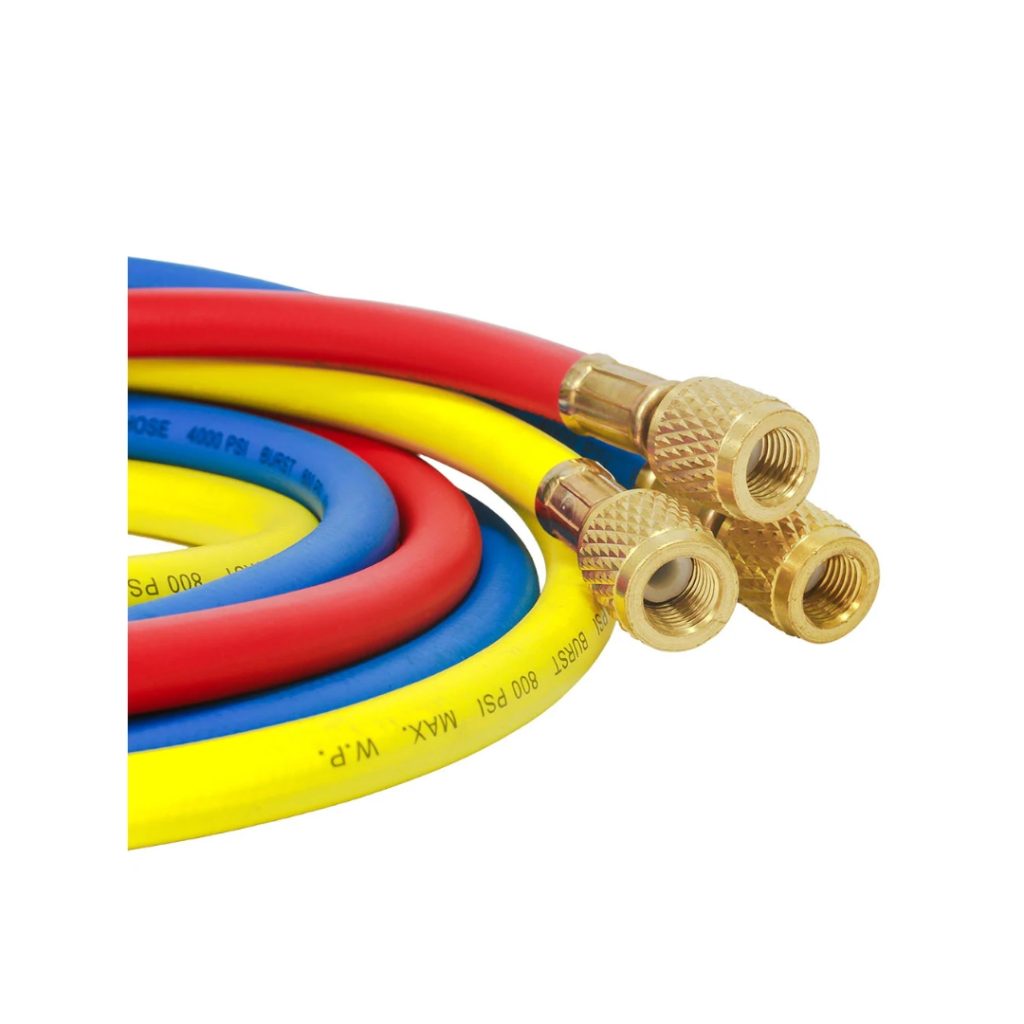 3 Pcs Refrigerant Charging Hose Replacement for R134a R12 R22 R502 3 ...
